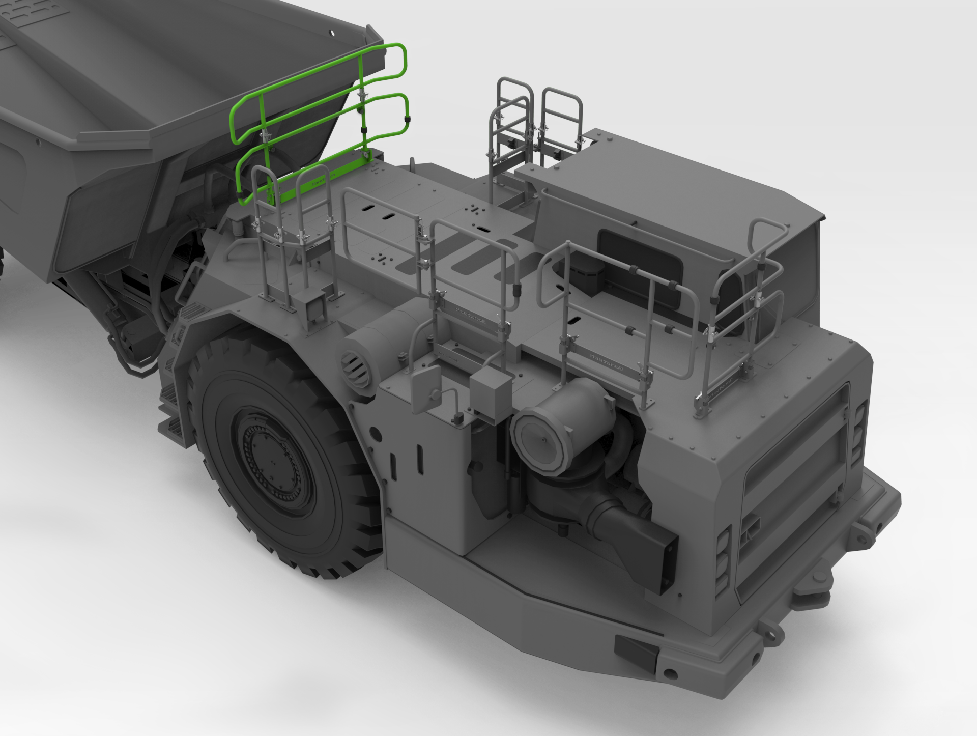 CAT AD45B Handrail 5607120 - Bend-tech Group